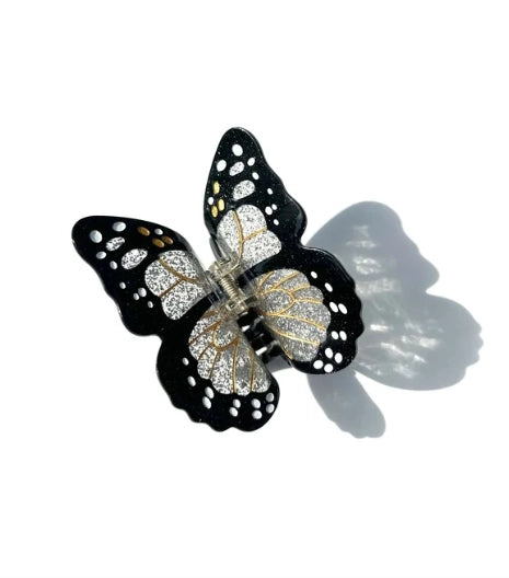 Hand-painted Limited Edition Monarch Butterfly Claw Clip — Two Friends