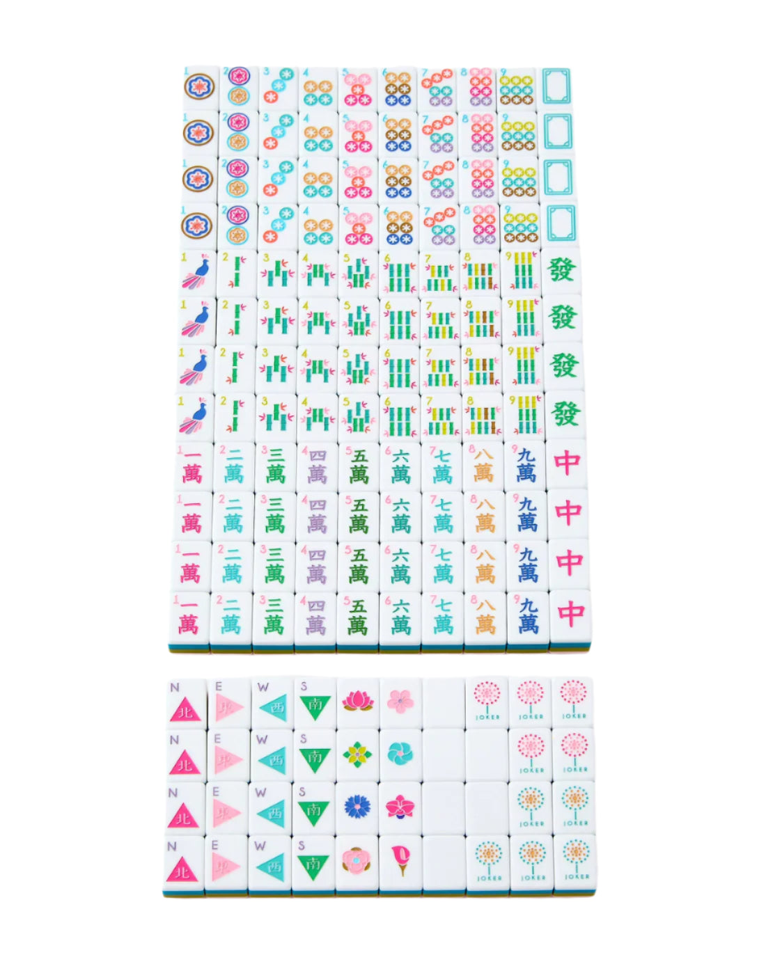 Mahjong La Fete Tiles — Two Friends
